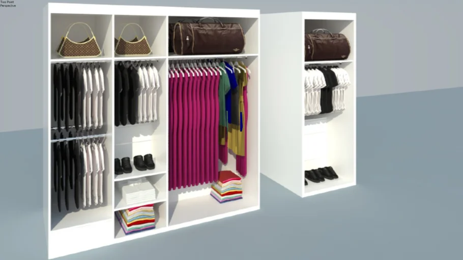 WARDROBE SIMPLE DESIGN VRAY READY | 3D Warehouse