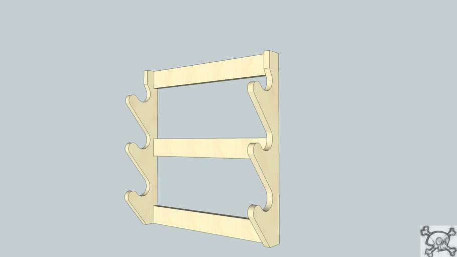 Simple Gun Rack | 3D Warehouse