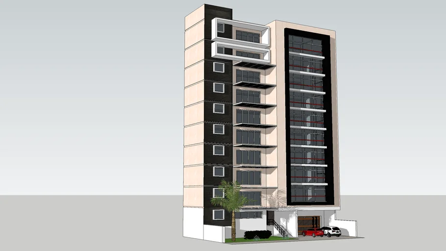 Edificio de Nueve Pisos | 3D Warehouse