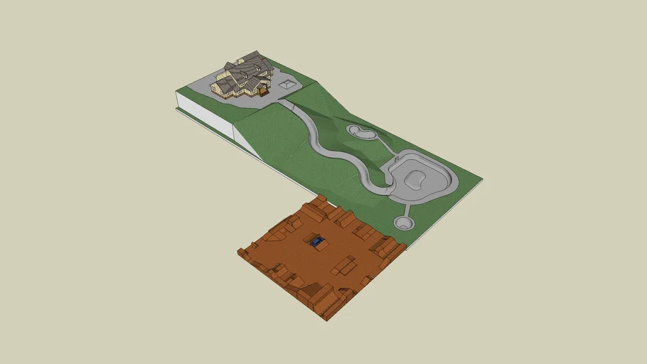 tony hawks 1st mansion | 3D Warehouse