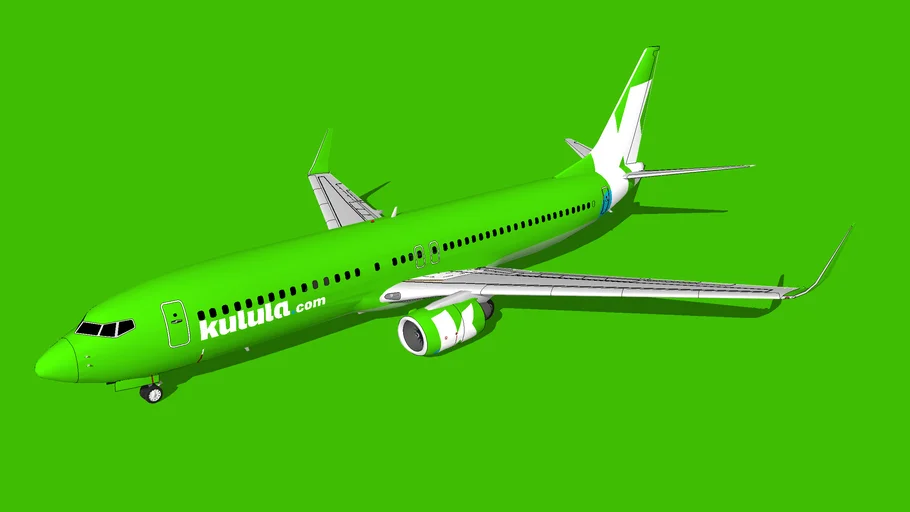 Kulula Boeing 737-8LD(WL) | 3D Warehouse