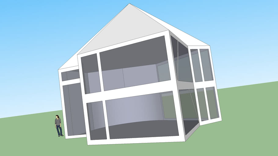 Angular Futurisic House | 3D Warehouse