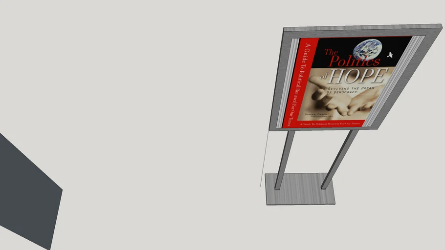 Standing Acrylic Display | 3D Warehouse