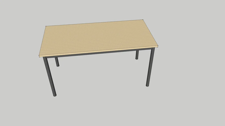EFG Table 1400x700x700 | 3D Warehouse