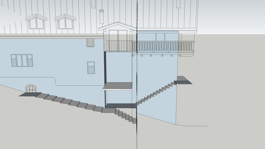 Scala gradonata ed esterna 13lug2020 | 3D Warehouse