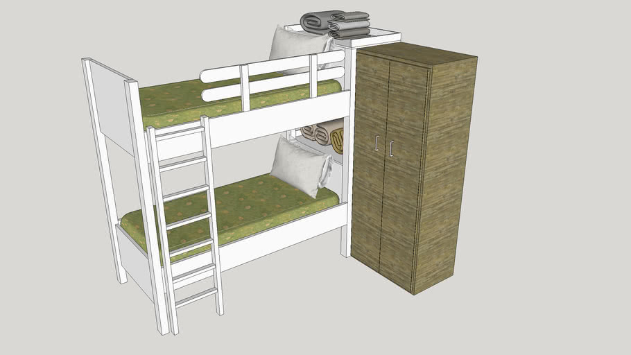 Bunk beds custom | 3D Warehouse