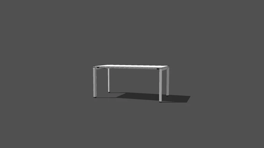 SteelCase FRAMEONE PLUS DESK FIXED HEIGHT H740 | 3D Warehouse