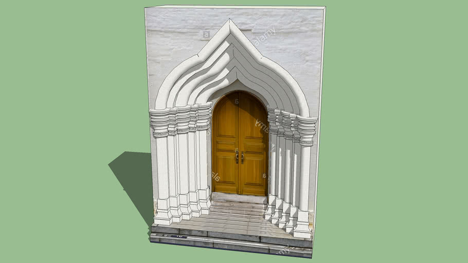 The Ogee-Arched Doorway- the Church of the Holy Spirit | 3D Warehouse
