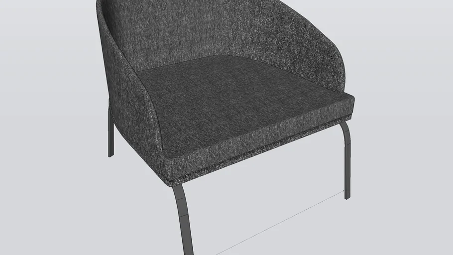 Random Lounge Chair Clay 73008 - Akula Living | 3D Warehouse