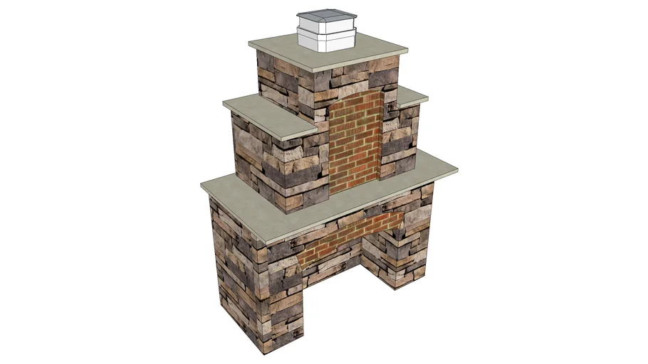 Outdoor Fireplace | 3D Warehouse