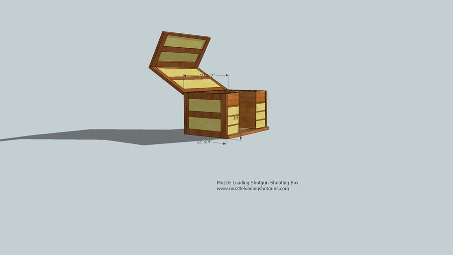 Muzzleloading Shooting Box I | 3D Warehouse