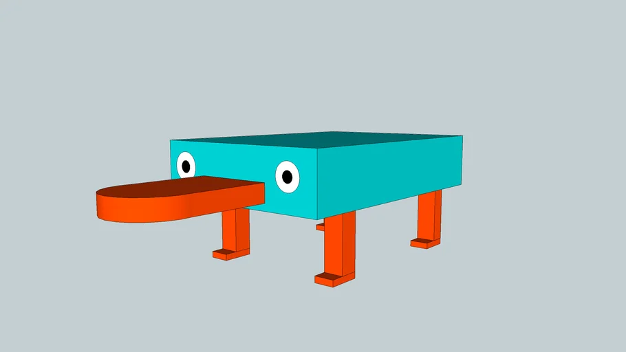 Perry the Platypus Inaction Figure | 3D Warehouse