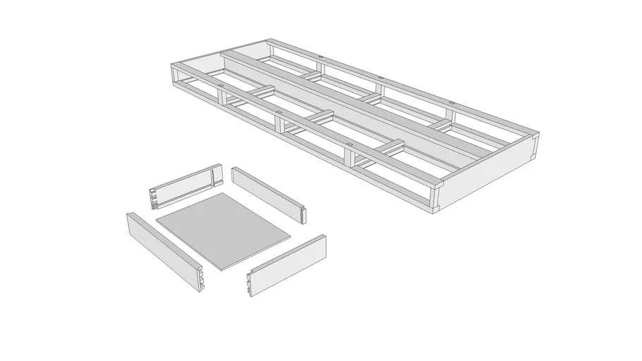Toshio Odate Drawer Frame from Popular Woodworking October 2010 | 3D ...