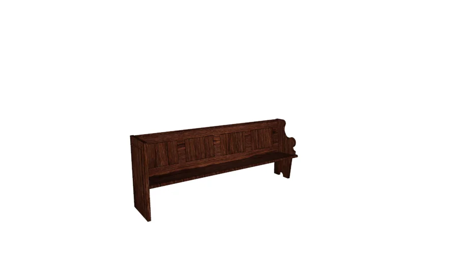 Church Pew Bench Seating | 3D Warehouse