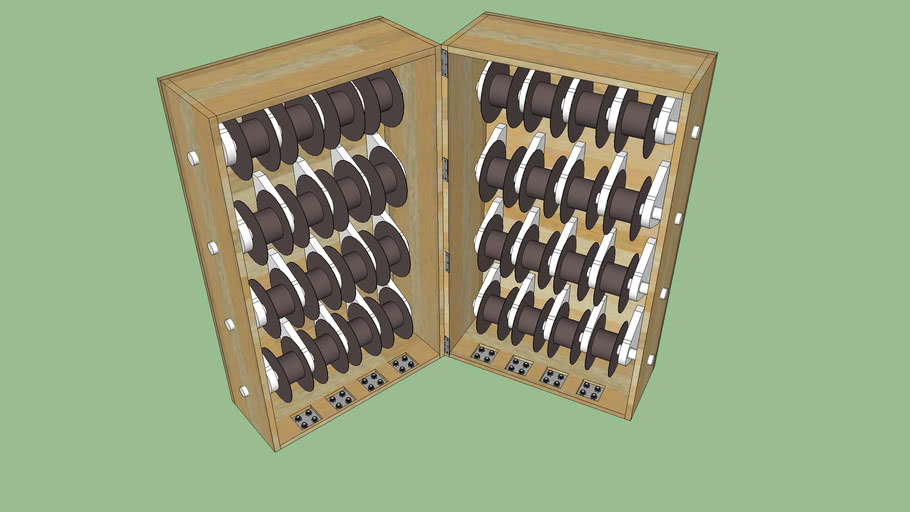 3D printer Filament Spool Cabinet | 3D Warehouse