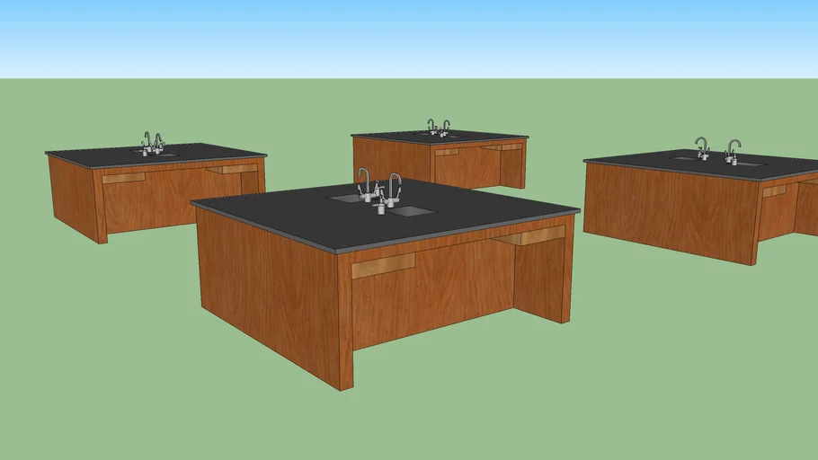 4 Lab Stations | 3D Warehouse