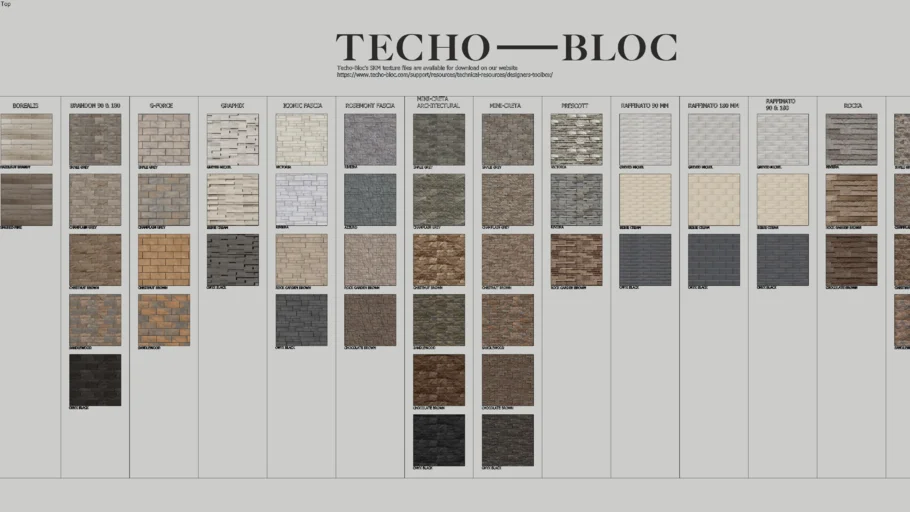 Techo-Bloc - Wall Textures | 3D Warehouse