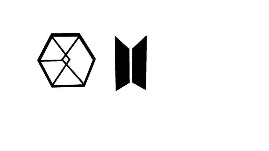 Logo BTS & EXO | 3D Warehouse