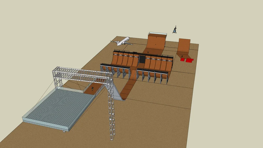 tony hawk boom boom hawk jam ramp /The beginning | 3D Warehouse