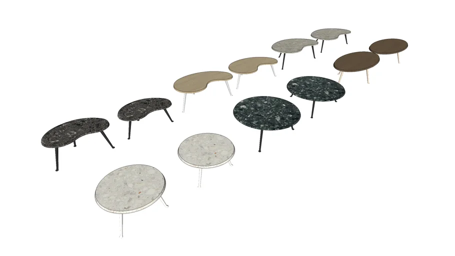 Pode Tubble coffee table by Roderick Vos | 3D Warehouse