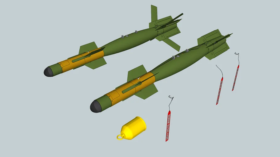 Paveway ll 500 lb Guided Bomb | 3D Warehouse