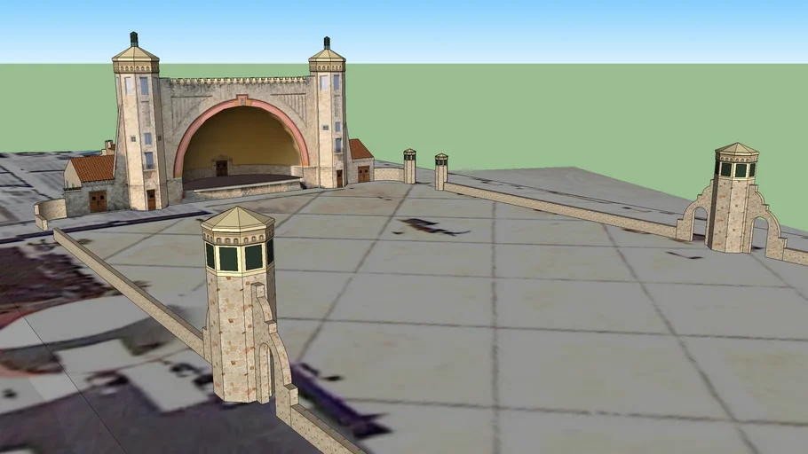 Historic Daytona Beach Bandshell | 3D Warehouse