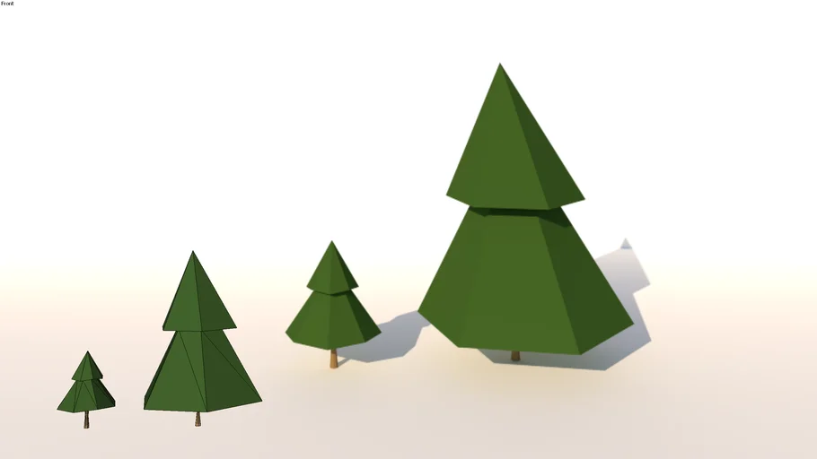 Low Poly Tree -04- | 3D Warehouse