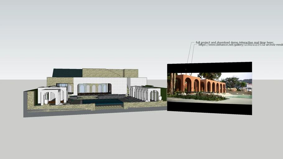 CGI archviz rendering realistic real-time Archilives | 3D Warehouse