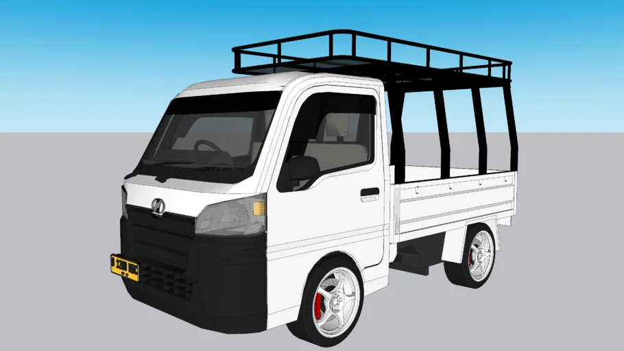 Daihatsu Hijet / Himax Kei Truck | 3D Warehouse