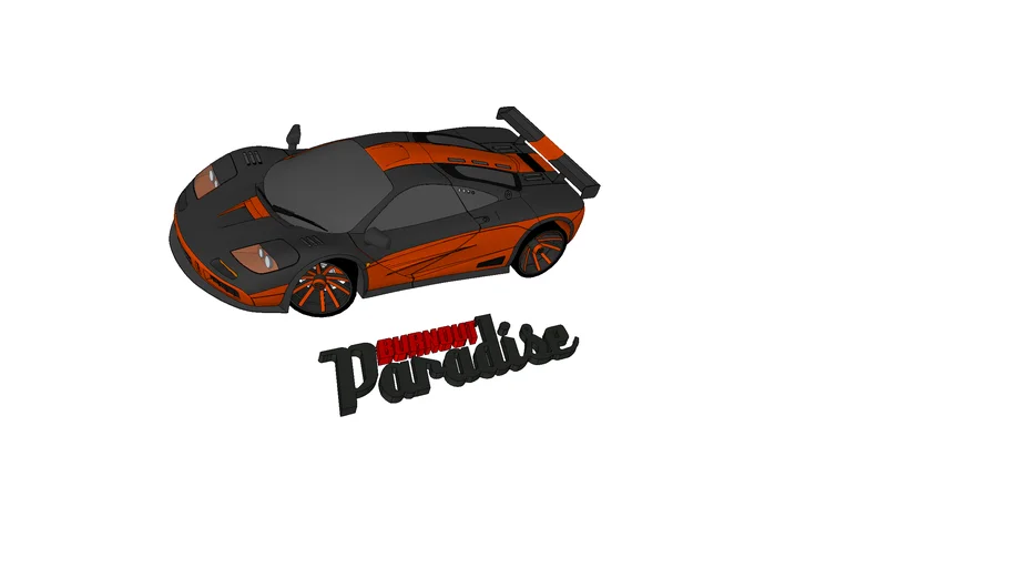 New Burnout Paradise Logo | 3D Warehouse