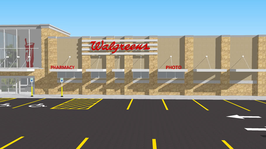 Walgreens - Full Exterior | 3D Warehouse