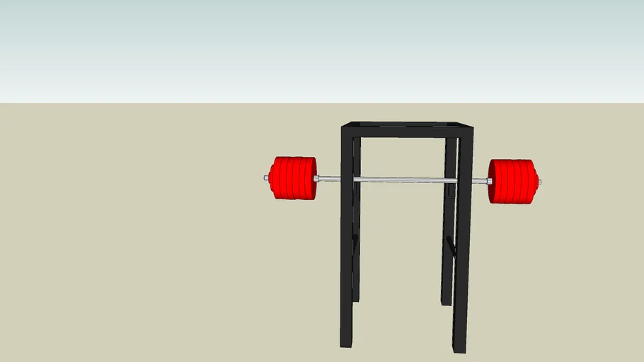 squat rack | 3D Warehouse