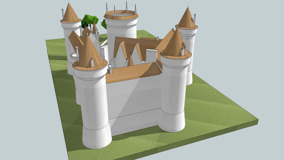 Maquette de Coucy le Château 3D (Maj. 20/10/2013) | 3D Warehouse
