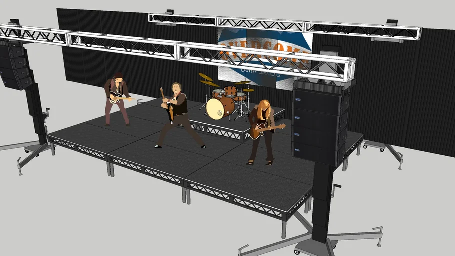 Quake 2017-2018 Stage Layout | 3D Warehouse