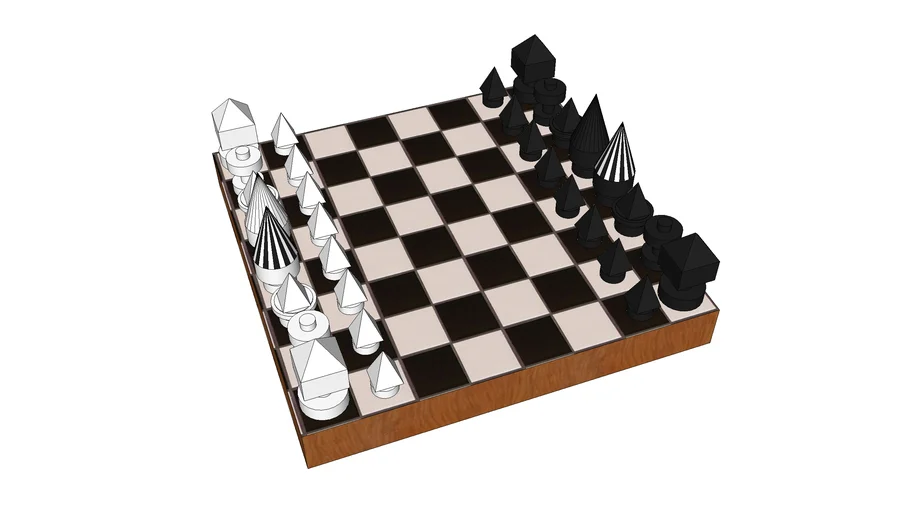 Simple chess set | 3D Warehouse