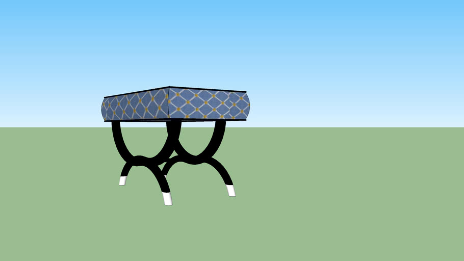 Upholstered Bench | 3D Warehouse