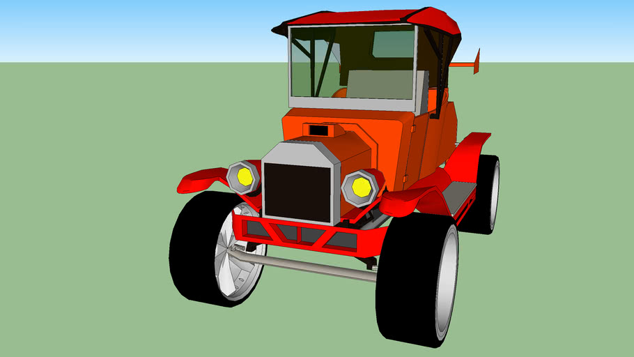 Pimped-out Model T | 3D Warehouse