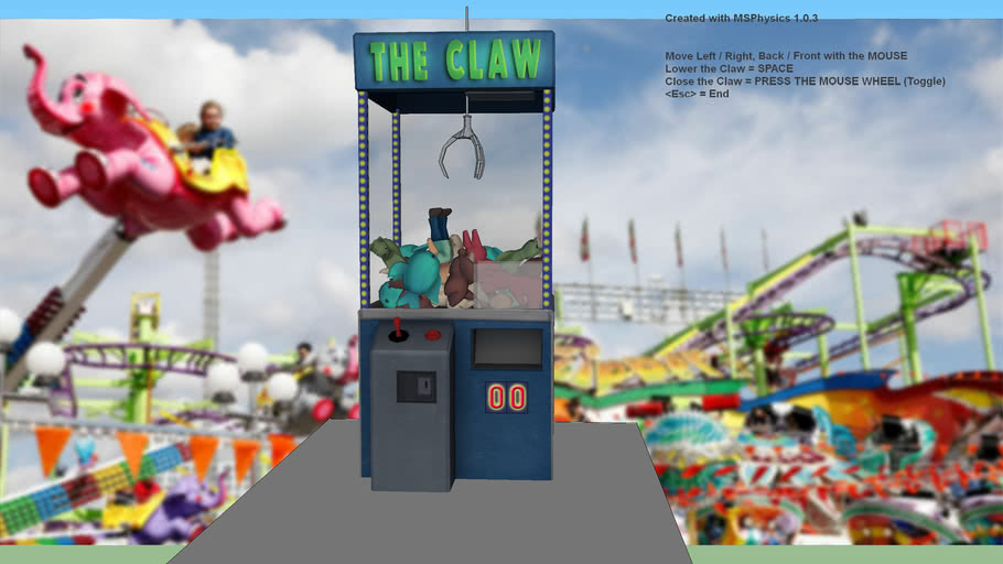 The Claw Machine - MSPhysics | 3D Warehouse