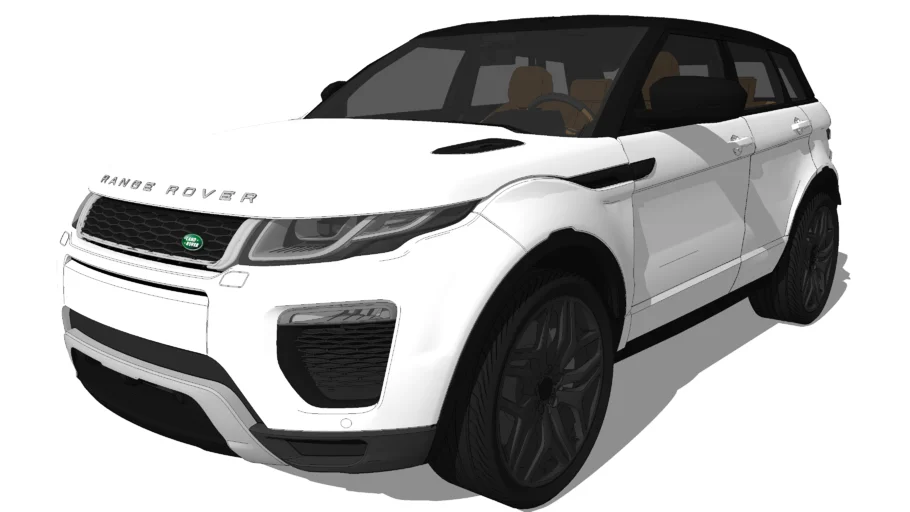 2017 Range Rover Evoque Facelift | 3D Warehouse