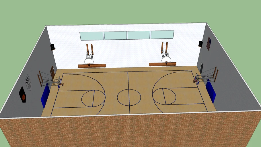 Basketball Court 3d Warehouse Sketchup Components 3d Warehouse