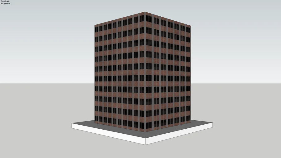 low poly high rise building 2 | 3D Warehouse