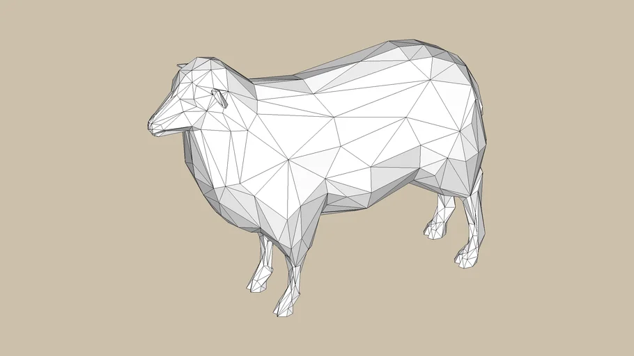 sheep 02 low poly | 3D Warehouse