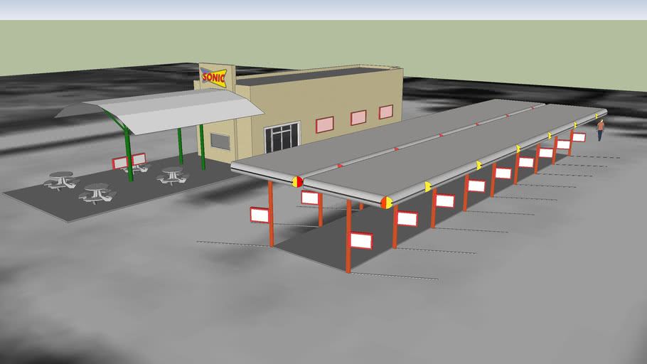 Sonic Drive-In | 3D Warehouse