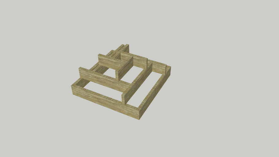 Tiered planter box | 3D Warehouse