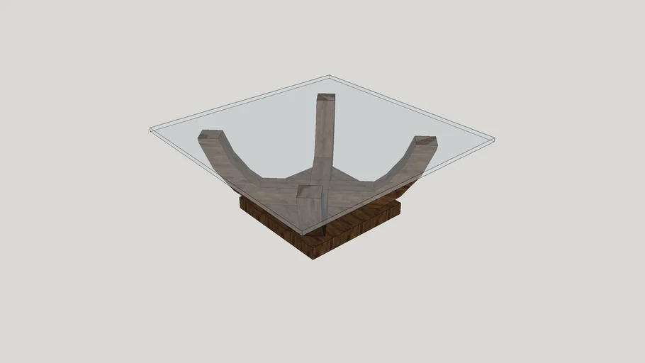 Wooden Coffee Table | 3D Warehouse