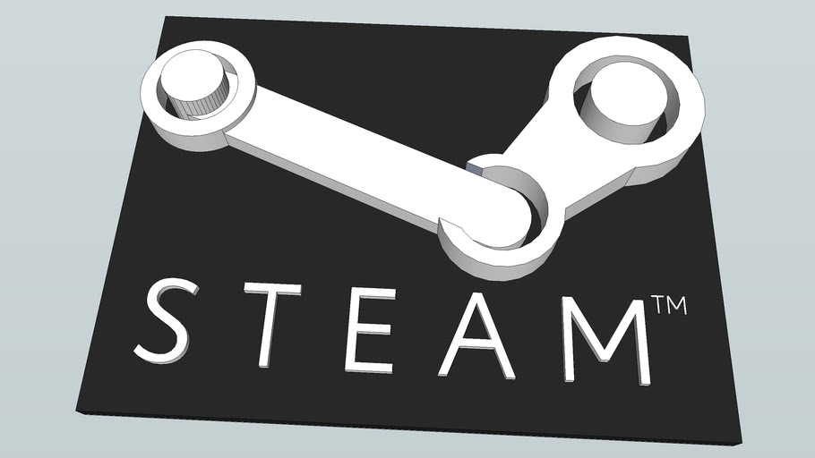 Steam Logo - 3D | 3D Warehouse