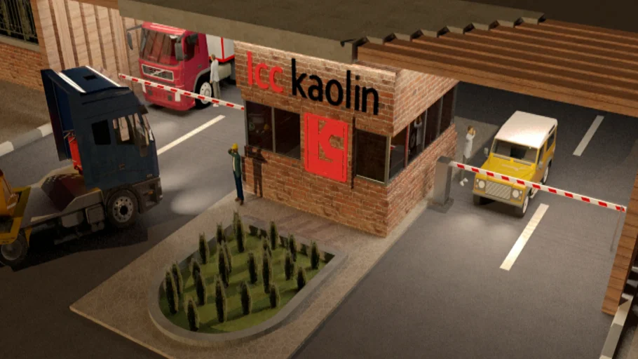 entery gate factory | 3D Warehouse