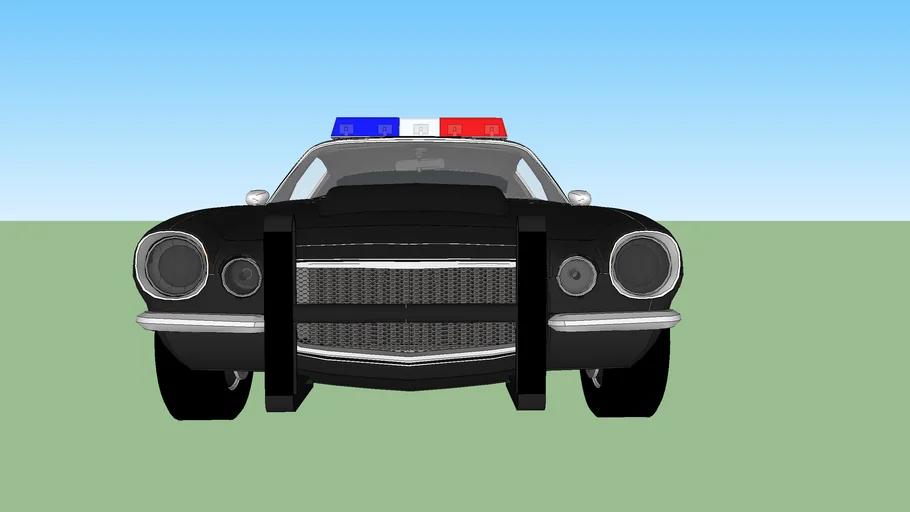 1972 Chevy Camero Z 28 police retired | 3D Warehouse