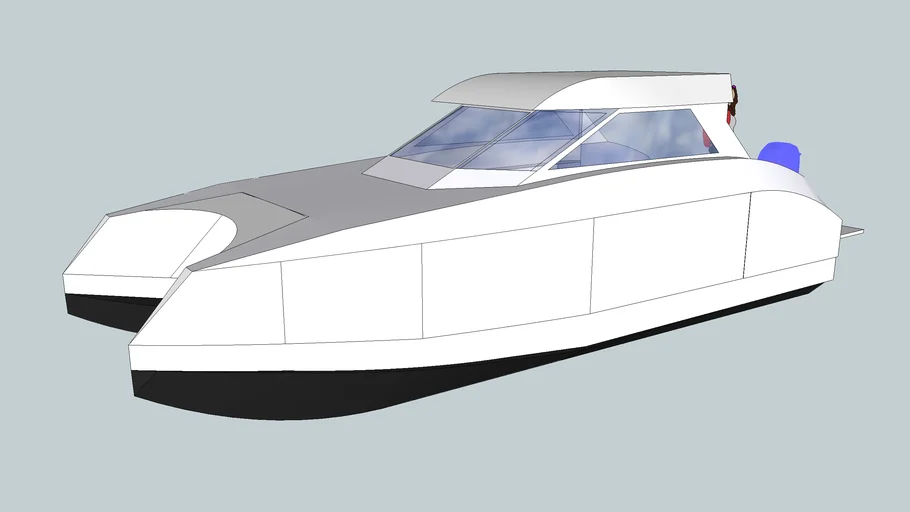 Catamaran boat | 3D Warehouse