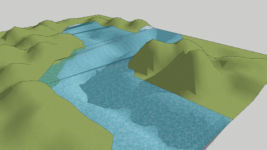 Terrain 2: River | 3D Warehouse